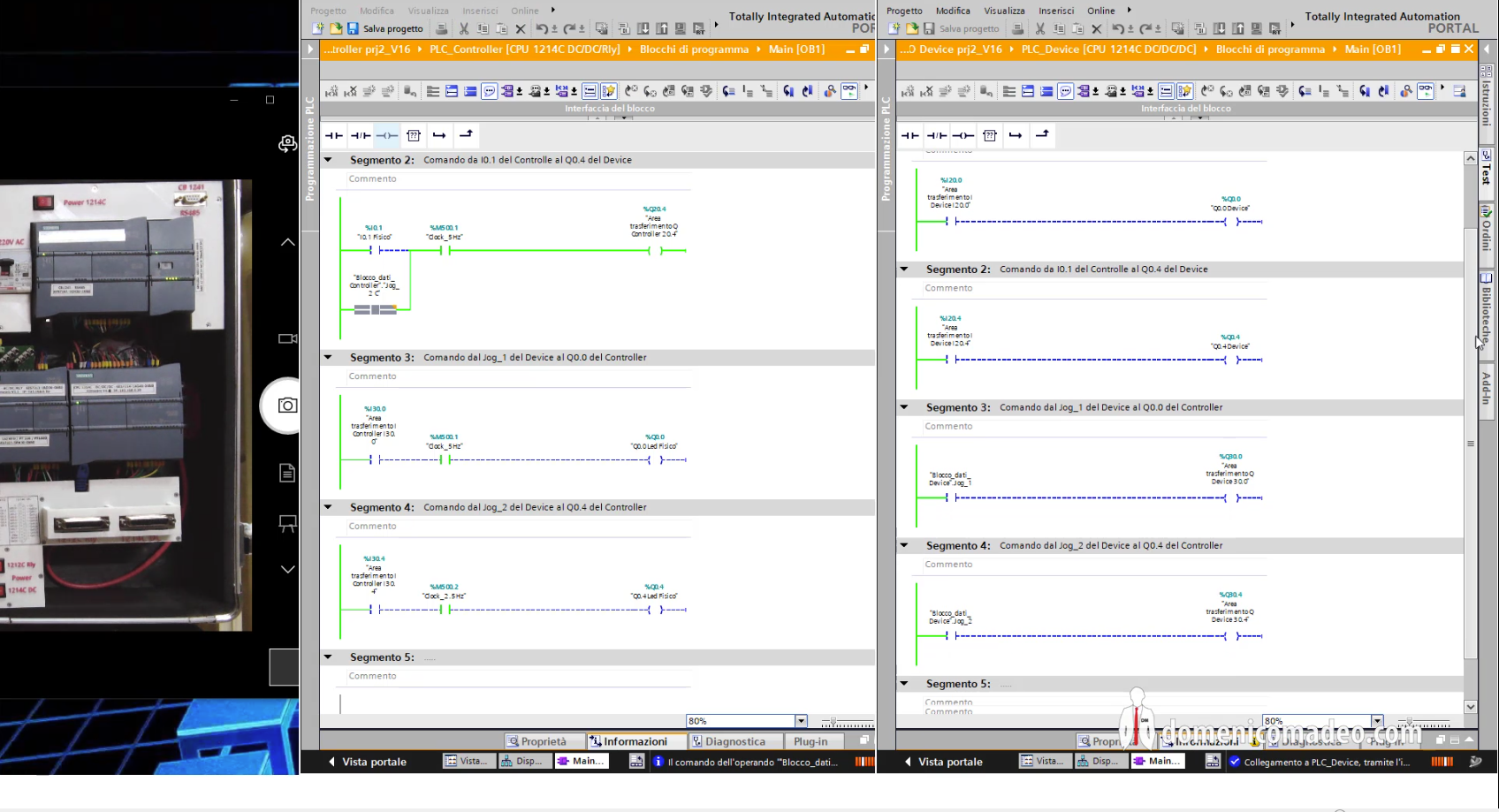 TUTORIAL completo con ESEMPIO APPLICATIVO - Parte 2 - Comunicazione PROFINET due Siemens S7-1200 ...