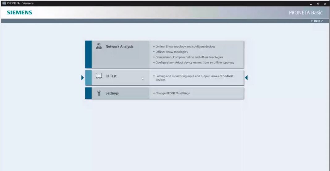 SIMATIC Download PRONETA Basic 3.3 il Tool di messa in funzione e ...