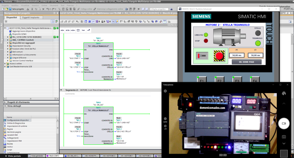 TUTORIAL ESERCIZIO - Tia Portal V17 Avviamento Stella-Triangolo ...