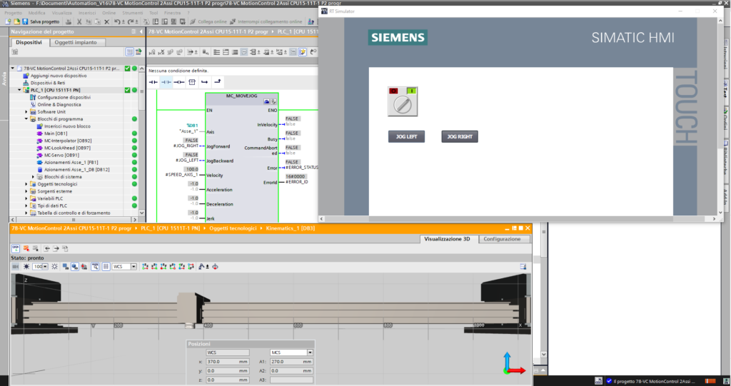 TUTORIAL ESERCIZIO – MC2 MotionControl in Tia Portal Programmazione ...