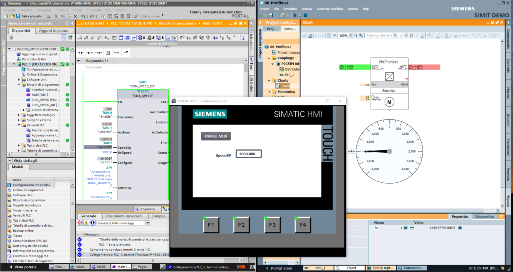 TUTORIAL ESERCIZIO - Virtual Commissioning PROFIDrive G120 con SIMIT ...
