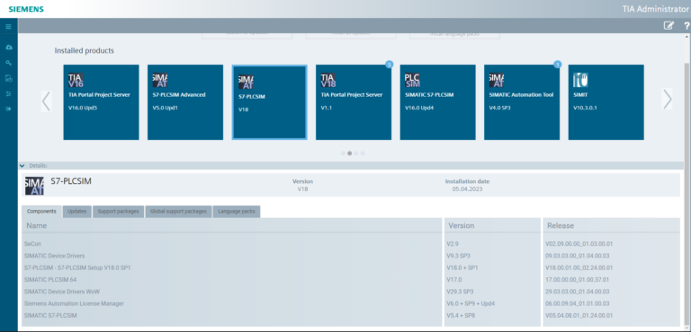 TUTORIAL - Disponibile Download PLCSIM V18 SP2 per Step7 TIA Portal V18 ...