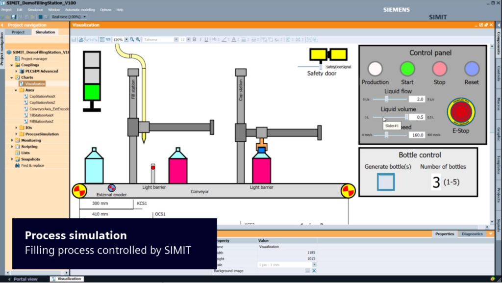 DEMO - SIMATIC Machine Simulator - Messa in servizio virtuale con SIMIT ...