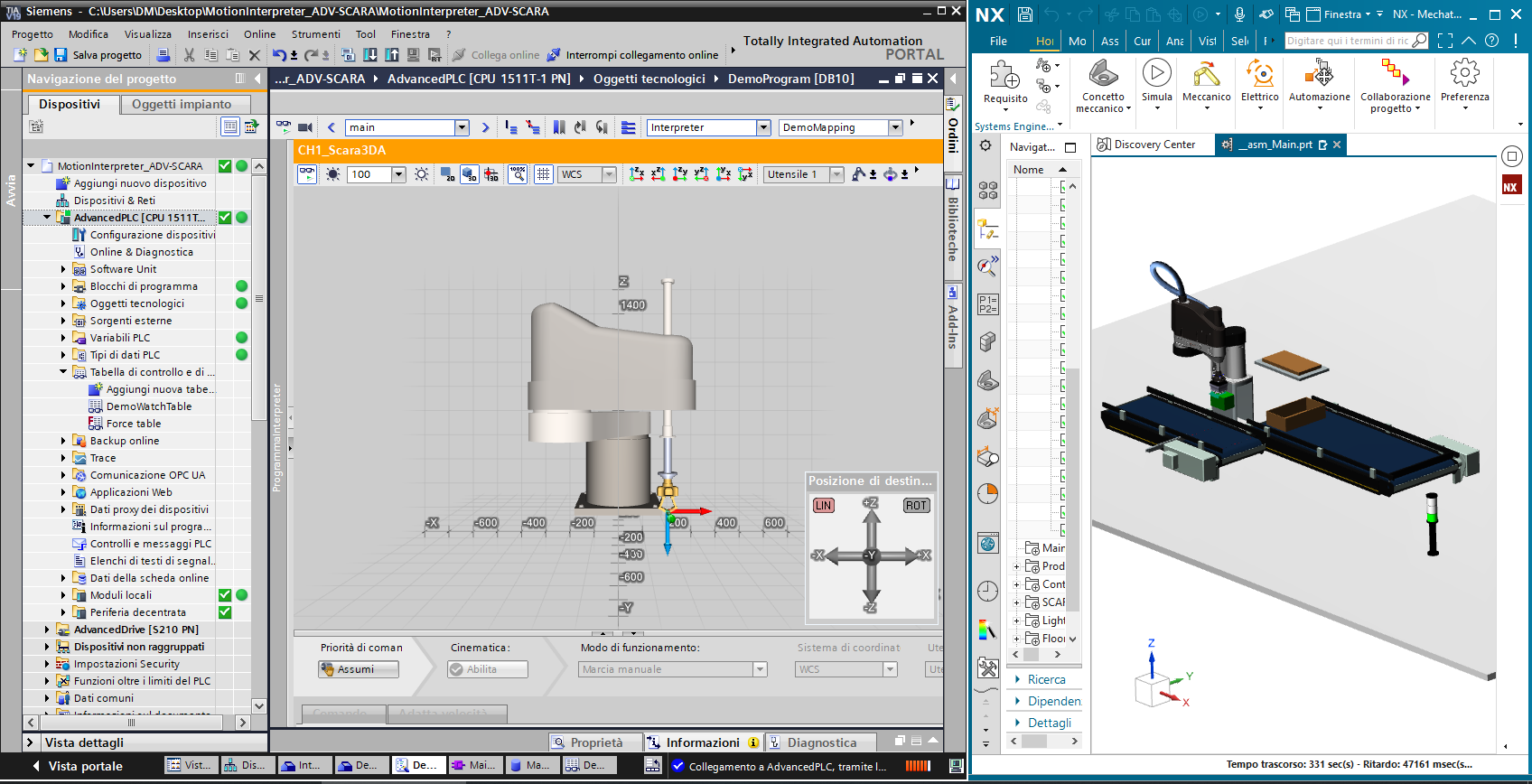 DEMO - Panoramica Motion Interpreter novità Tia Portal V19 e NX MCD ...